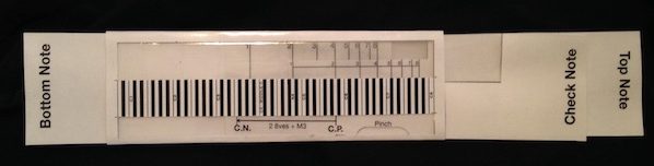 Piano Tuner’s Interval Slide Rule - How to Tune Pianos